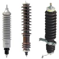 China 30kv Low Voltage Lightning Arrester Metal Oxide Surge Arrester Without Gaps for sale