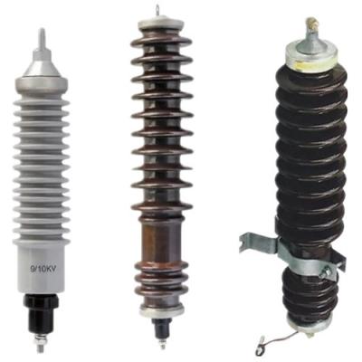 China 30kv Low Voltage Lightning Arrester Metal Oxide Surge Arrester Without Gaps for sale