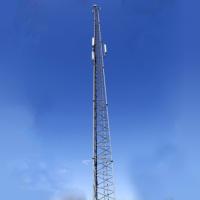 China HDG Broadcasting Triangular Radio 80m Telecom Tower for sale
