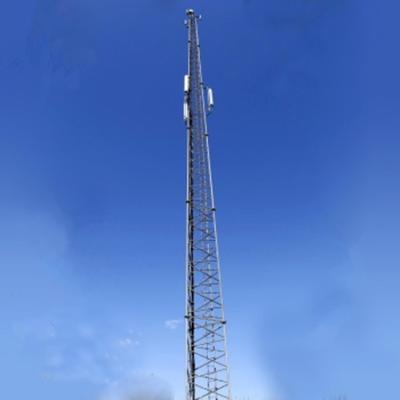 China HDG Broadcasting Triangular Radio 80m Telecom Tower for sale