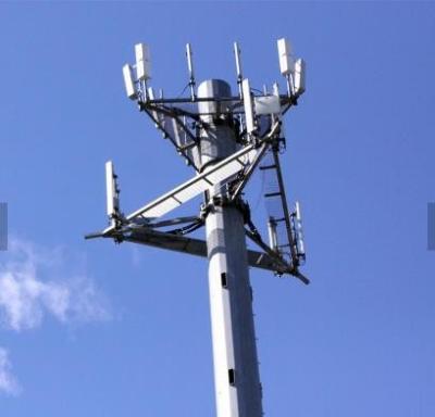 China Telecommunication Industry 4G monopole cell tower for sale
