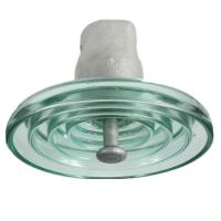 China 120KN Disc Suspension ANSI Toughened Glass Insulator for sale