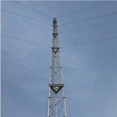 China Wind 190KM/H ASTM A36 Tubular 3 Legs Lattice Telecom Tower for sale