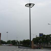 China GR50 ASTM A36 550KV 28m Q345 High Mast Light Pole for sale