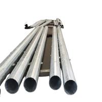 China 10KV-550KV Rounded Tapered Galvanized Steel Pole Tower With Steel Bracket for sale