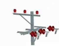 China 36kv 66kv 132kv Glass Suspension Type Insulator String For Pole Lines for sale