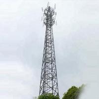 China 3 Leg 60 Degree Lattice Communication Tower Antenna Telecom Angular Self Supporting for sale