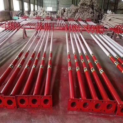 China 6M 8M 10M 12M Tapered Street Lighting Pole Aluminum / Galvanized Steel Outdoor for sale