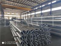 China 6M 8M 10M 12M Tapered Street Lighting Pole Aluminum / Galvanized Steel Outdoor for sale