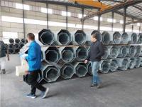 China 6M 8M 10M 12M Tapered Street Lighting Pole Aluminum / Galvanized Steel Outdoor for sale