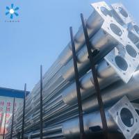 China Triangular 3 Legs Steel Pole Tower Tubular Radio Telecommunication Antenna for sale