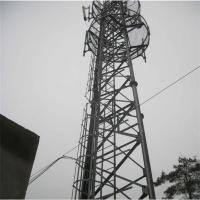 China Hot Dip Galvanized Steel Tubular Telecom Tower Self Supporting Lattice Angle Steel for sale