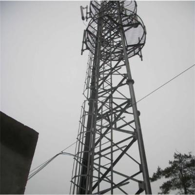 China Hot Dip Galvanized Steel Tubular Telecom Tower Self Supporting Lattice Angle Steel for sale