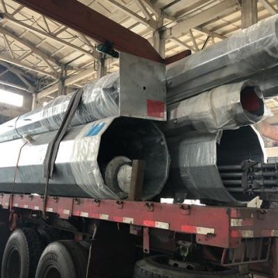 China 66KV Electric Lighting Steel Pole Tower Hot Dip Galvanization for sale