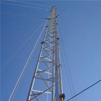 China 3 Leg Legged Tube Pipe Steel Pole Tower Tubular Self Supporting 60m for sale