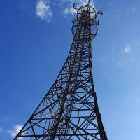 China Electric Communication Galvanished Steel Antenna Monopole Tower For Telecom for sale