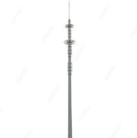 China Hot Dip Galvanized Q345B Telecom Tower Antenna Tower Mast 100 meter for sale