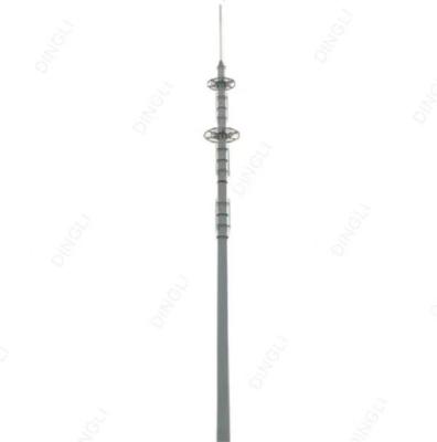 China Hot Dip Galvanized Q345B Telecom Tower Antenna Tower Mast 100 meter for sale