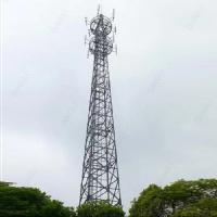 China Self Supporting Steel Telecom Cell Site Tower Singal Transmission Phone 4g Mobile Aerial for sale