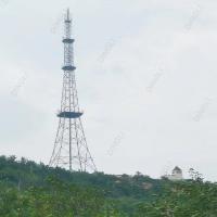 China 20m 25m 30m Galvanized Mobile Lattice Steel Pole Telecom Antenna Tower Mast for sale