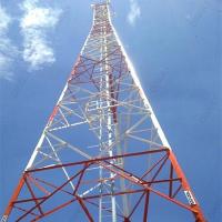 China Hot Dip Galvanized Steel Lattice Angle Steel Tower Tubular Telecom Tower for sale