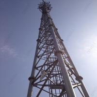 China Hot Dip Galvanized Steel Lattice Angle Steel Tower Tubular Telecom Tower for sale