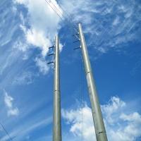 China Power Transmission Electrical Steel Tubular Tower Tubular Steel Pole 10-220KV for sale