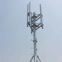 China Cell Monopole Single Steel Tubular Pole 15m Monopoles Antenna Mast Telecom Tower for sale