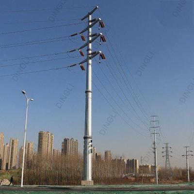 China Hot Dip Galvanization And Painting Telecom Tower For Power Transmission for sale