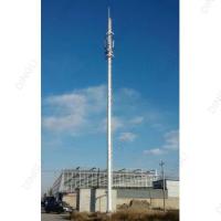 China Gsm Or Radio Monopole Communication Galvanized Steel Pole Telecom Antenna Tower for sale