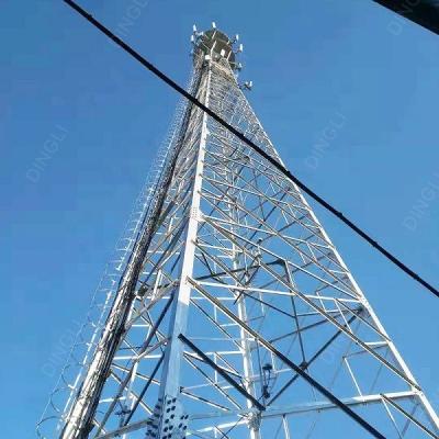 China Signal Transmission Angle Steel Radar Telecom Tower 10-80m for sale