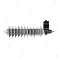 China 33kV High Voltage Lightning Arrester Composite Metallic Zinc Oxide Arrester for sale