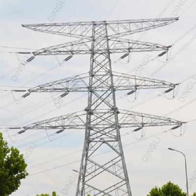 China 33kv 130kv 500kv Lattice Steel Towers Power Transmission Line for sale