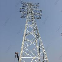 China 110kv Double Circuit Transmission Steel Tube Pole Lattice Tower for sale