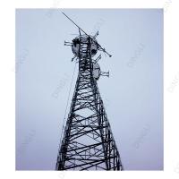 China Tubular Telecommunication Lattice Steel Towers To Support Pole Antenna And Microwave Link for sale