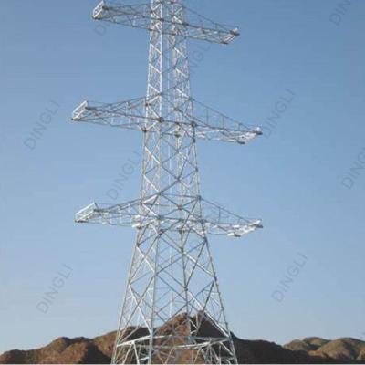 China 10kV To 750kV Power Transmission Lattice Tower Steel Post Galvanized Lattice Tower for sale