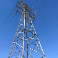 China 110 Kv Telecommunication Antenna Lattice Steel Towers Hot Dip Galvanized for sale