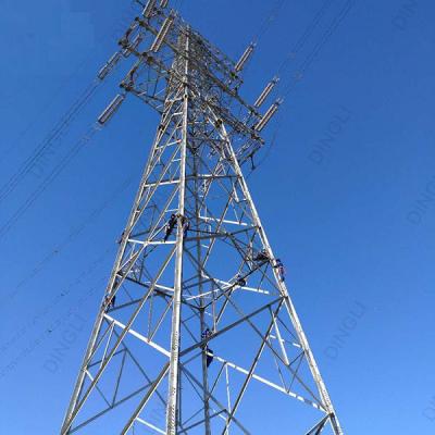 China 110 Kv Telecommunication Antenna Lattice Steel Towers Hot Dip Galvanized for sale