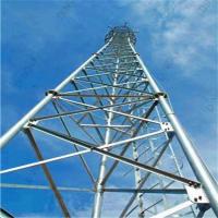 China 30m Galvanized 3 Legged Tubular Lattice Steel Towers Telecom Mobile Mast Tower for sale