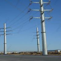 China 33kV Transmission Line Steel Pole Tower Electrical Power Pole for sale