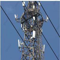 China 3 Or 4 Leg Lattice Telecom Tubular Tower Hot Dip Galvanizing 100m for sale