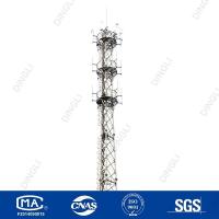 China 3 Or 4 Leg Lattice Telecom Tubular Tower Hot Dip Galvanizing 100m for sale