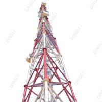 China 30 Meter Mobile Telecommunication Lattice Steel Tower Q235 Q345 Matieral for sale