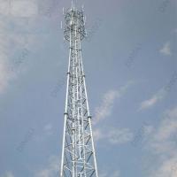 China Telecommunication Steel Monopole Column Structure Lattice Antenna Tower for sale