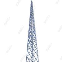 China Telecommunication Communication Angular Steel Self Supporting Lattice Tower for sale