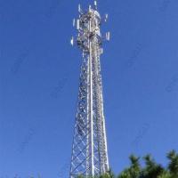 China Telecommunication Communication Angular Steel Self Supporting Lattice Tower for sale