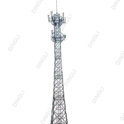 China Mobile Antenna 30m Self Supporting Telecom Communication Steel Tower for sale