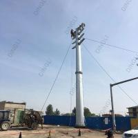 China Single Circuit Telecom Tower Hot Rolling Steel Reinforcment Welded Pipe for sale