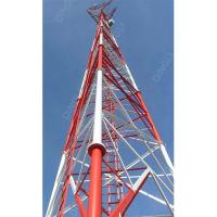 China HDG 3 Legged Lattice Steel Tubular Tower Self Supporting for sale