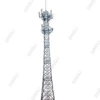 China 3 Leg Triangular Lattice Tower Free Standing Cell Galvanized Steel Telecom Mast Tower for sale